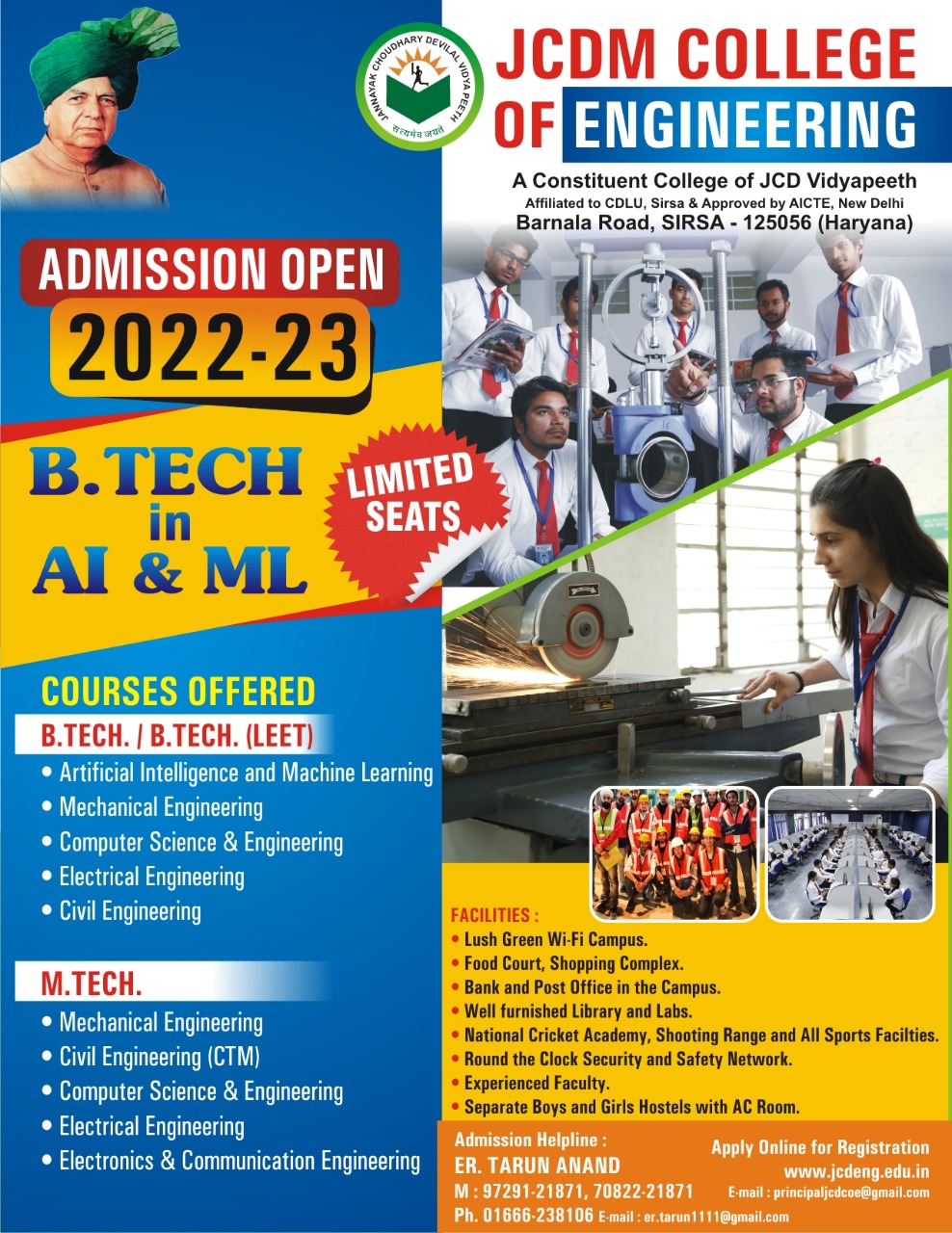Admission Advertisement Notices JCDM College Of Engineering Admission Advertisement Notices JCDM College Of Engineering